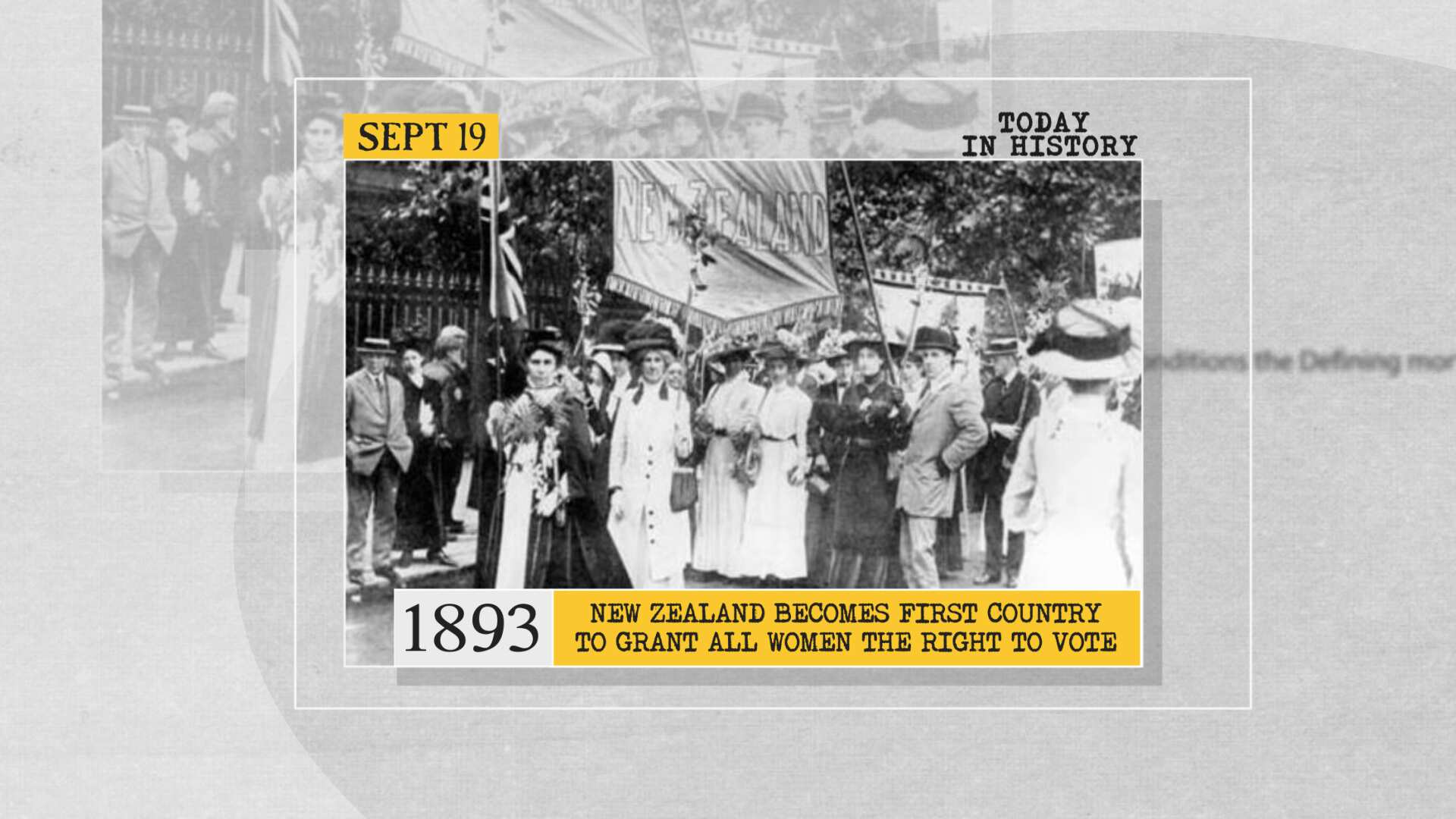 September 19 in history: Women vote in New Zealand, Thailand government ...