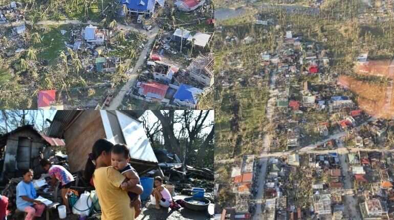 Aerial photos show destruction due to Typhoon Rai in Philippines - World News