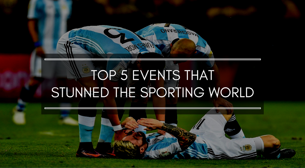 Top five events that stunned the sporting world in 2016 - Edge News