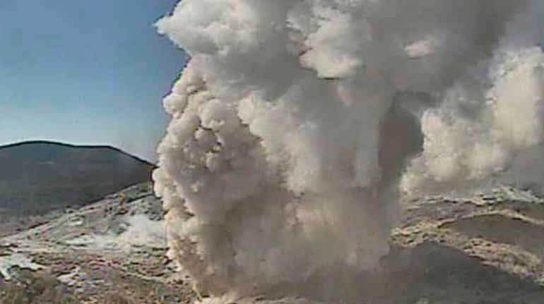Japanese volcano erupts, spitting out smoke and rock - World News