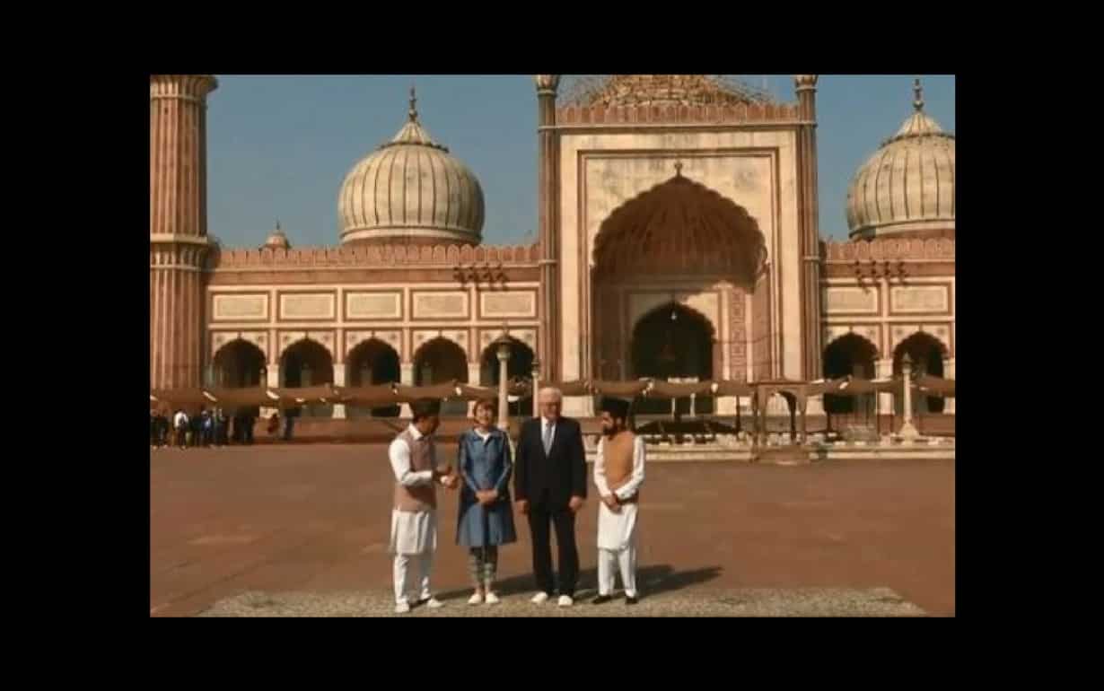 German President visits New Delhi's grand old mosque - India News News