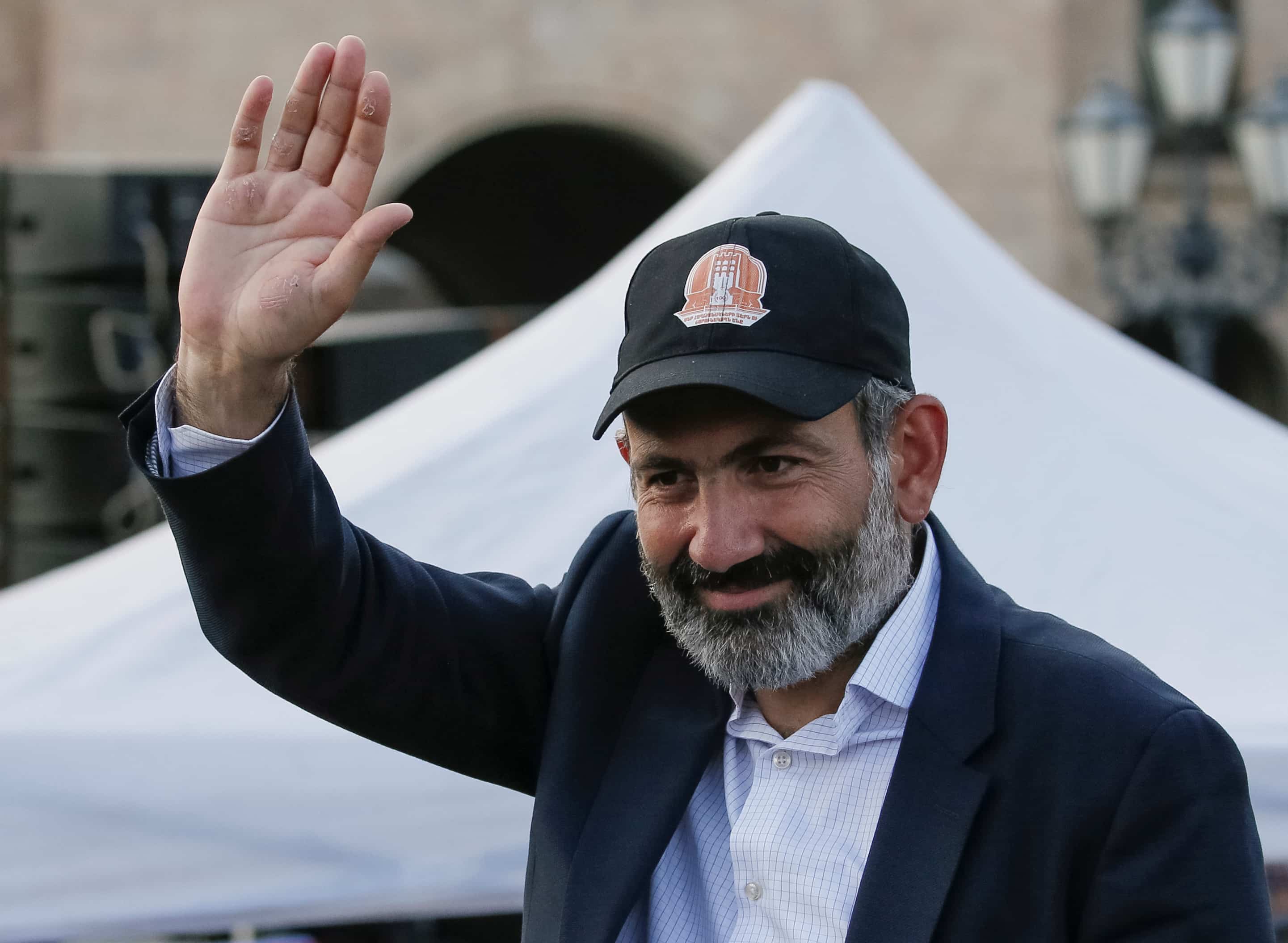 Nikol Pashinyan: Armenia's maverick street leader and future PM - World ...