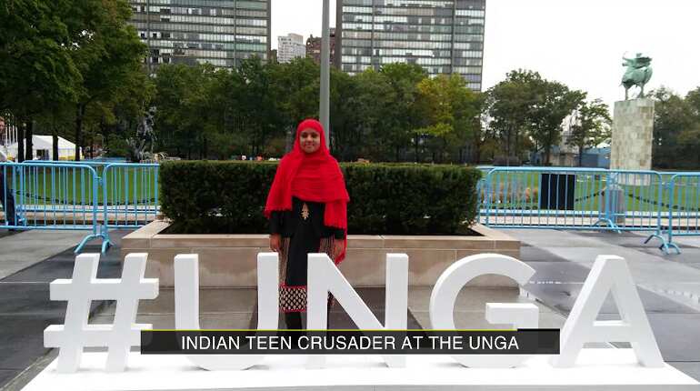 Watch: Teen crusader, Anoyara Khatun, represents India at UNGA - News