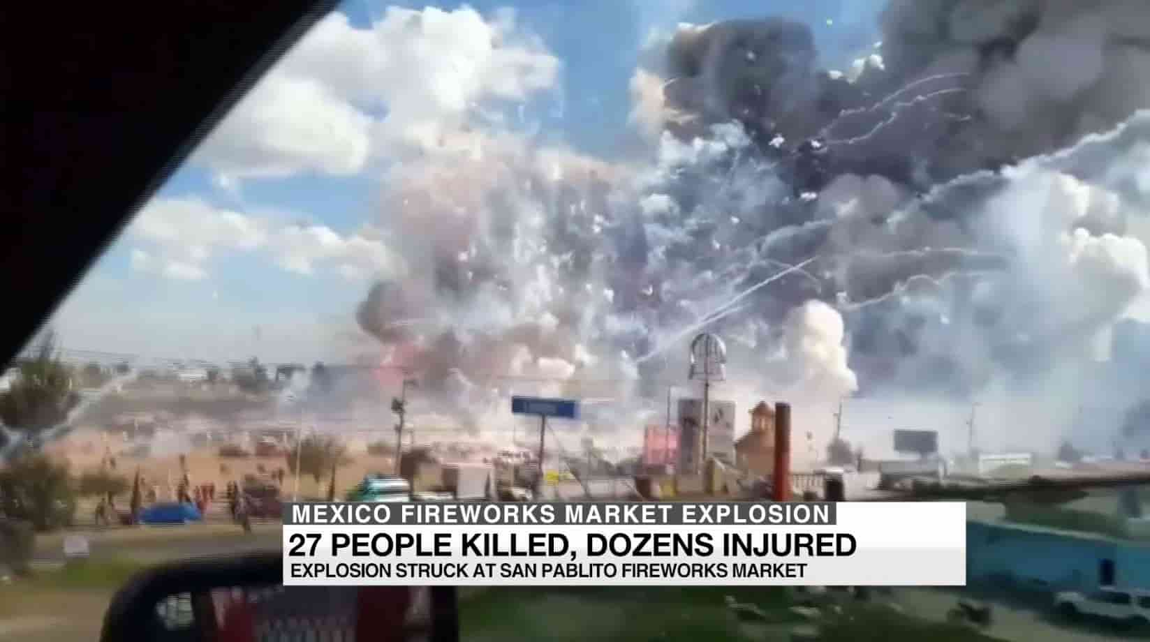 Insane explosion at Mexican fireworks market kills at least 27 - World News