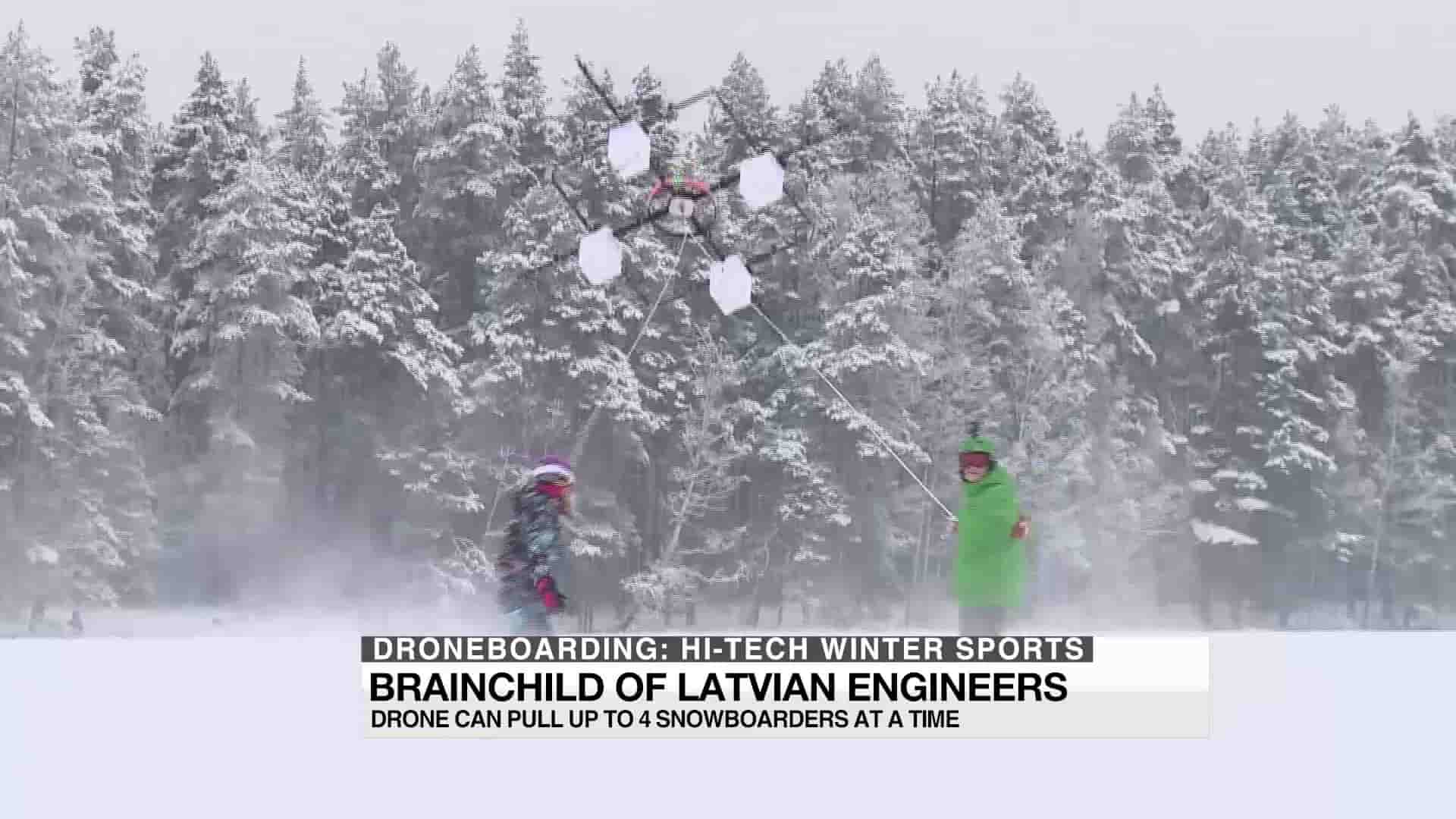 Drone Boarding: A revolution for snowboarders - World News