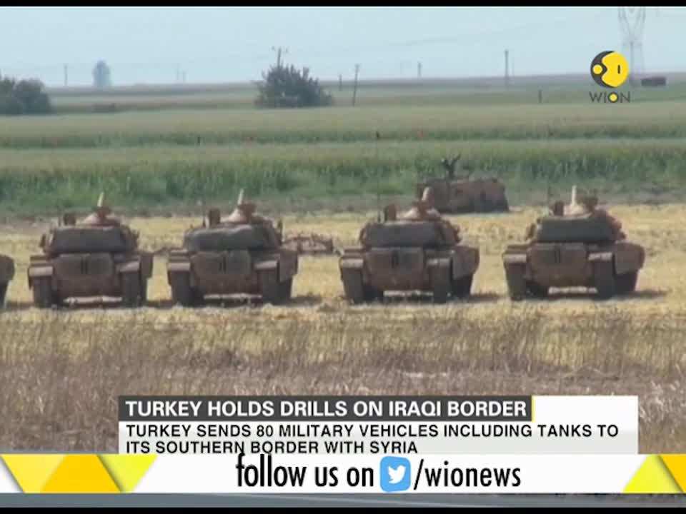 Turkey holds drills on Iraqi border; sends 80 military vehicles to its ...