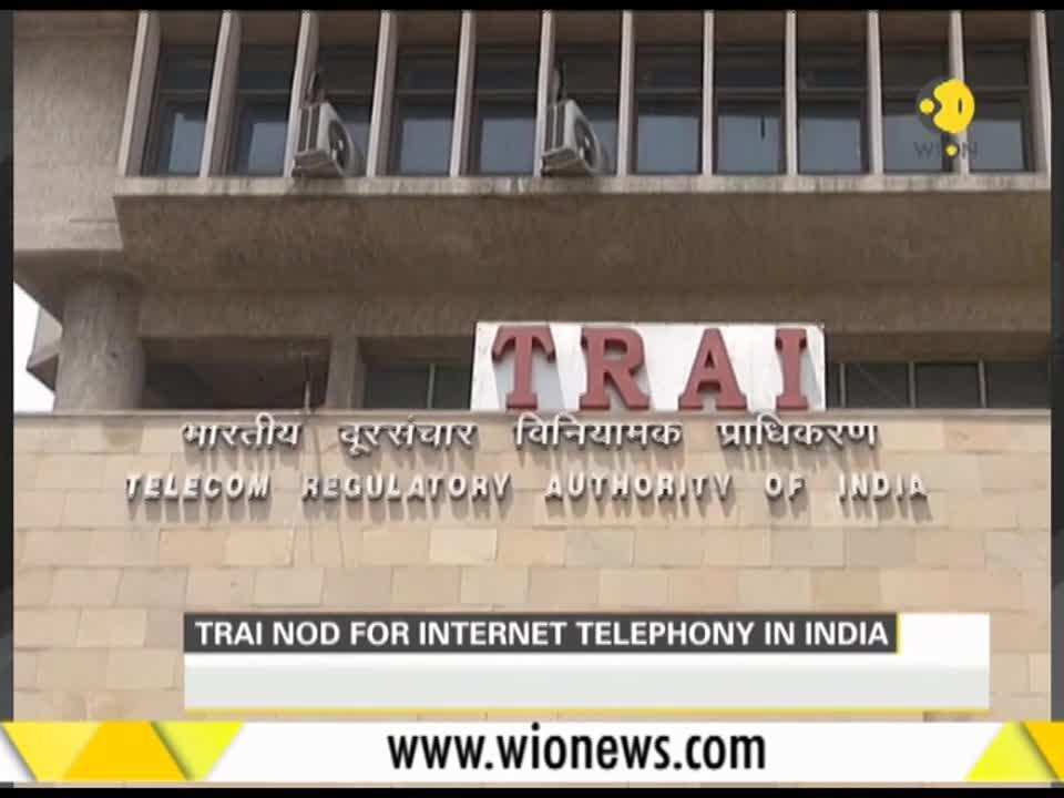 Trai nod for internet telephony in India - India News News