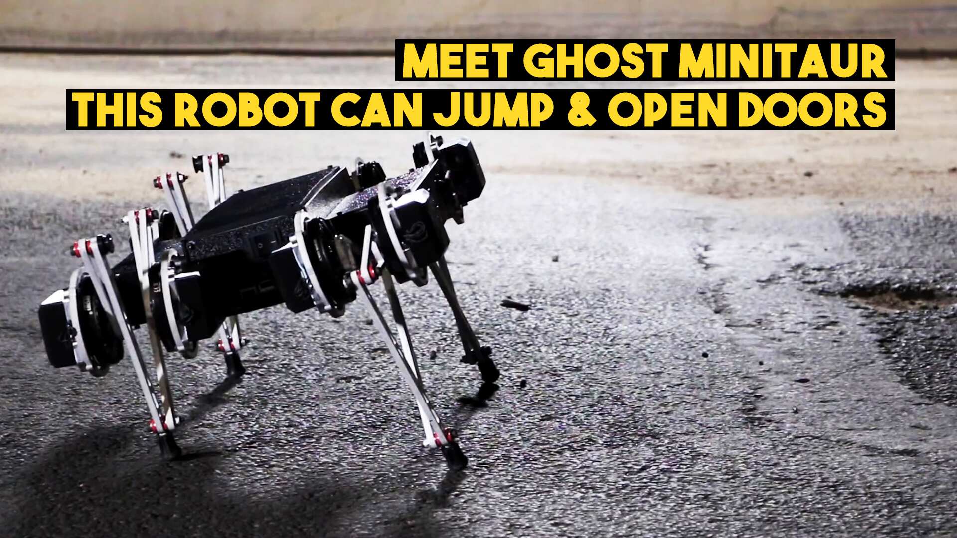 Meet Ghost Minitaur -- a lightweight 4-legged robot that can climb ...