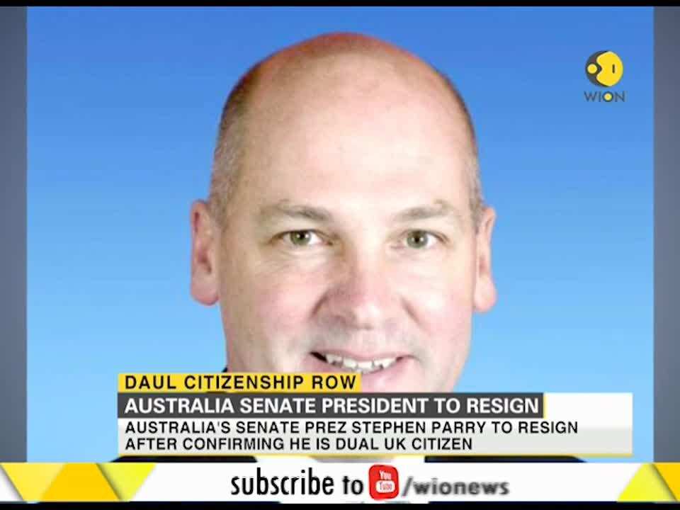 Australia Senate President Stephen Parry to resign - World News