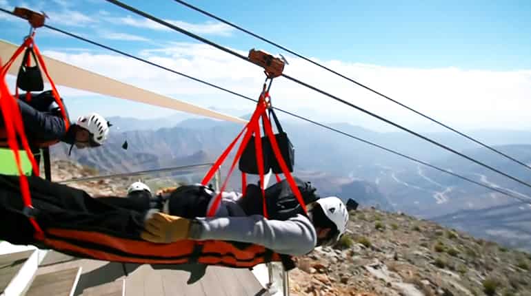 Watch: UAE launches the world's longest zip line - Edge News