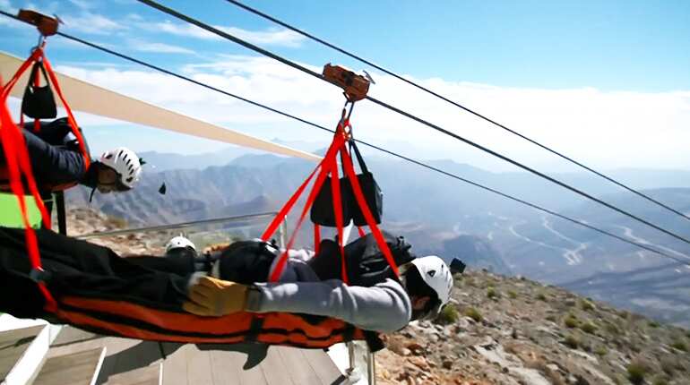 Watch: UAE launches the world's longest zip line - Edge News