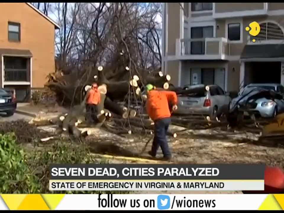 Harsh winter storm bring damaging winds ,snow and flooding in US ...