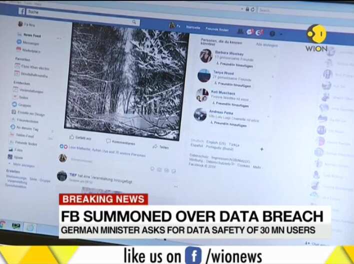 Breaking News: Germany summons Facebook - World News
