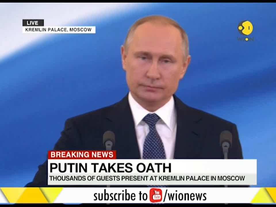 Breaking News: Vladimir Putin takes oath as Russian president for 4th ...