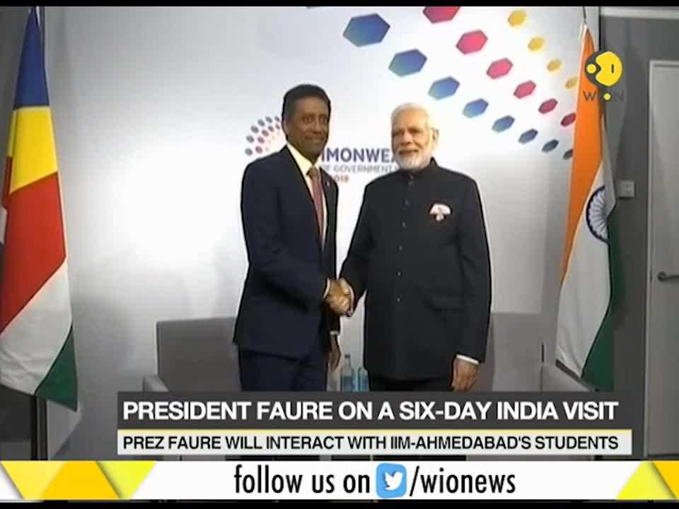 Seychelles president Danny Faure on a six-day India visit - World News
