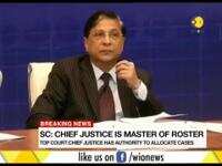 SC: Chief Justice is the master of Roster - India News News