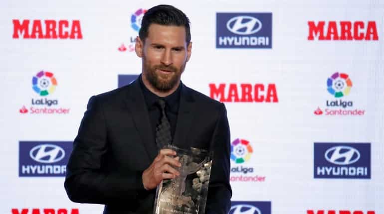 Lionel Messi receives La Liga top-scorer, MVP awards - Sports News