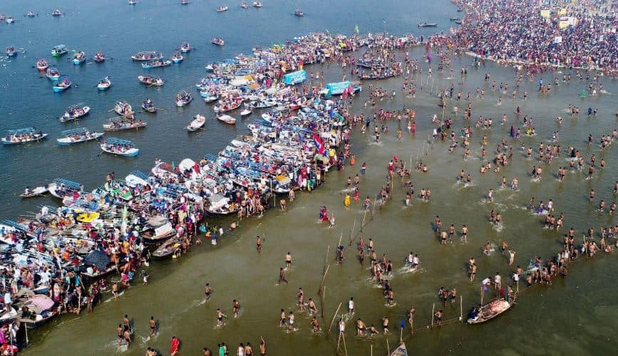 Kumbh 2019: Largest temporary city of world to have 250-kilometre long ...