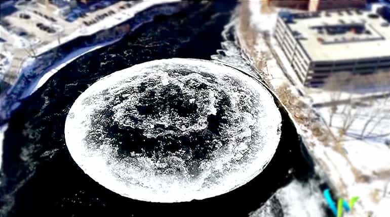 Ice disc phenomenon gains traction in Maine - World News