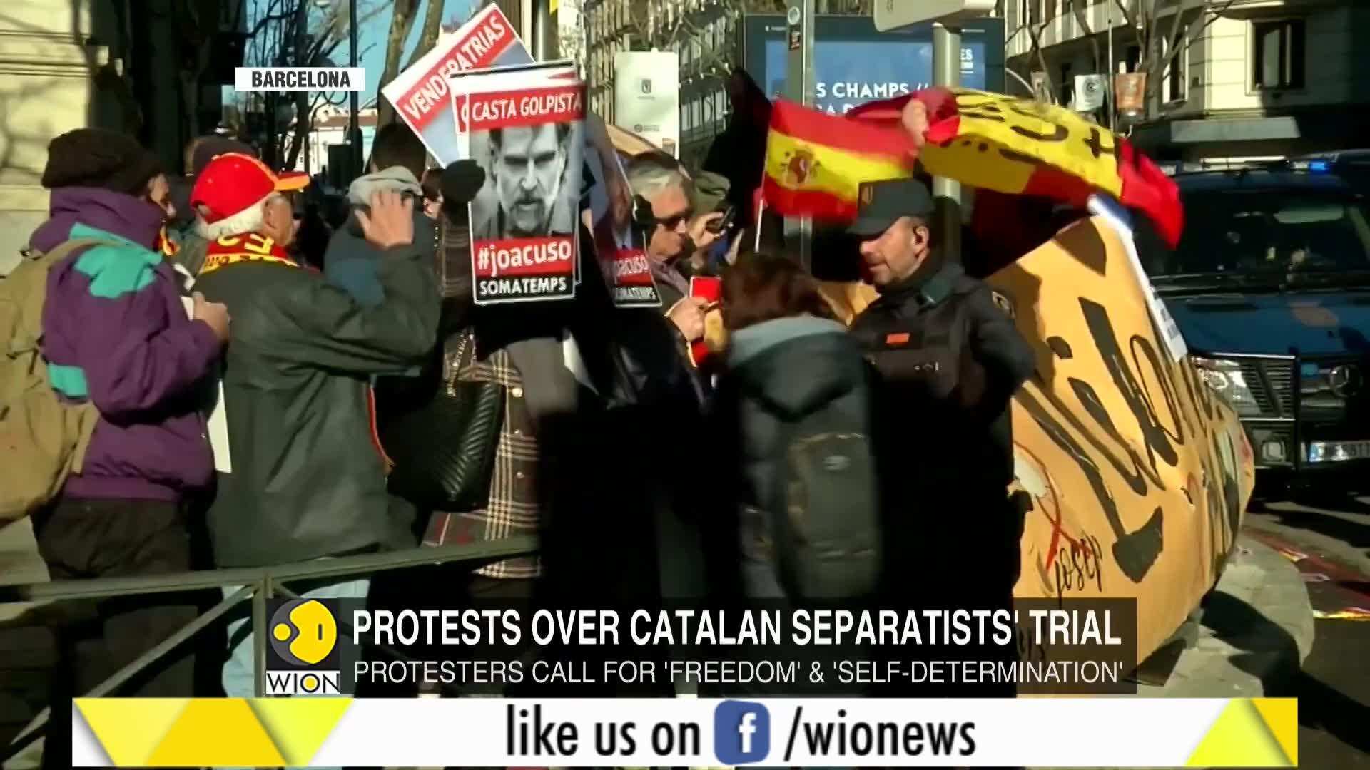 Thousands rally in support of Catalan separatists - World News