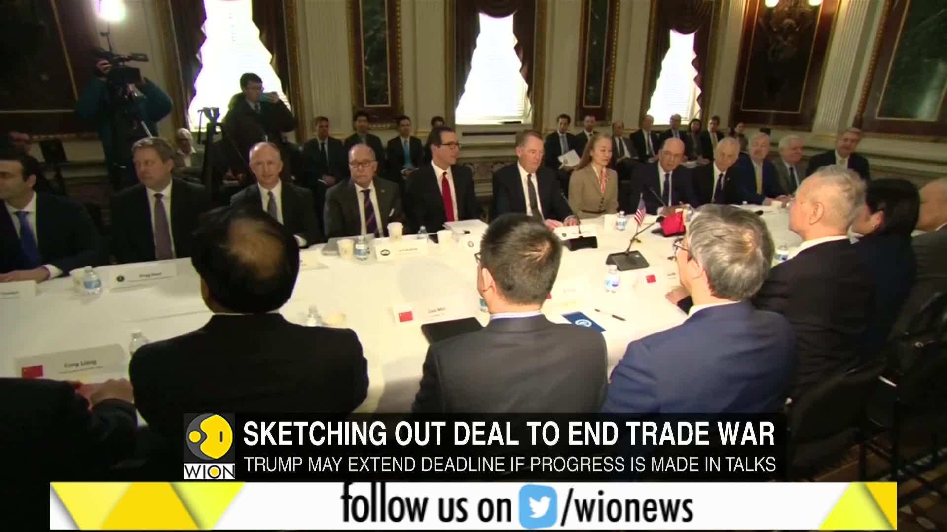 US and China hold last round of trade talks before March 1 deadline ...