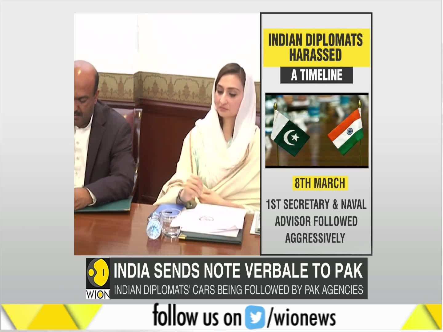 India sends note verbale to Pak over diplomats facing harassment in ...