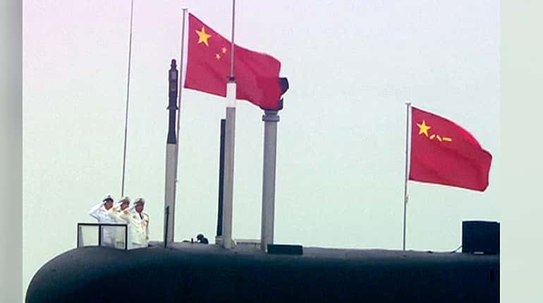 Chinese navy shows off new warship in 70th anniversary parade - World News