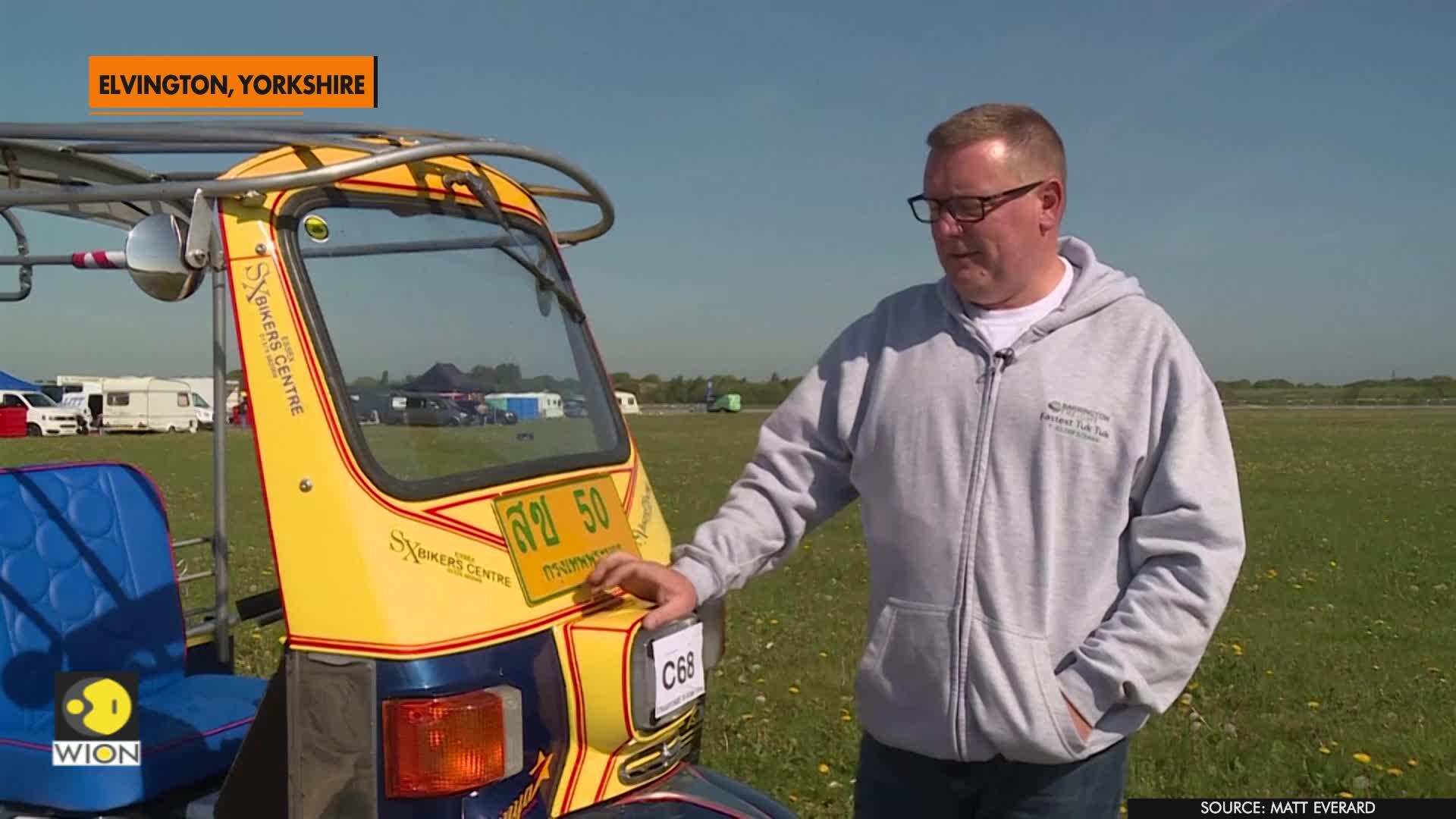 UK vehicle breaks world Tuk Tuk speed record - World News
