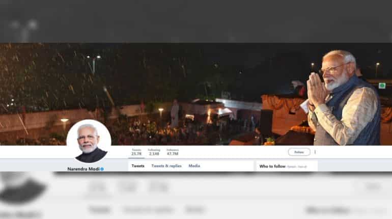 PM Modi's Twitter, Facebook profile updated minutes before he took oath ...