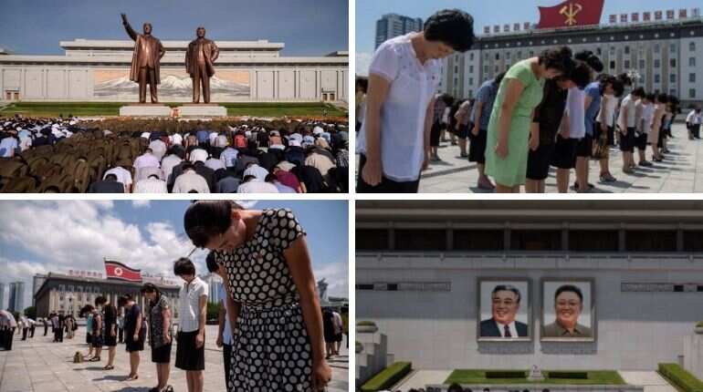 North Korea remembers Kim II-Sung on 25th death anniversary - World News