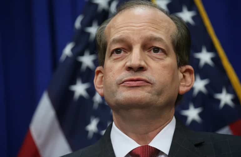 US Labour Secretary Alex Acosta announces resignation over Epstein ...