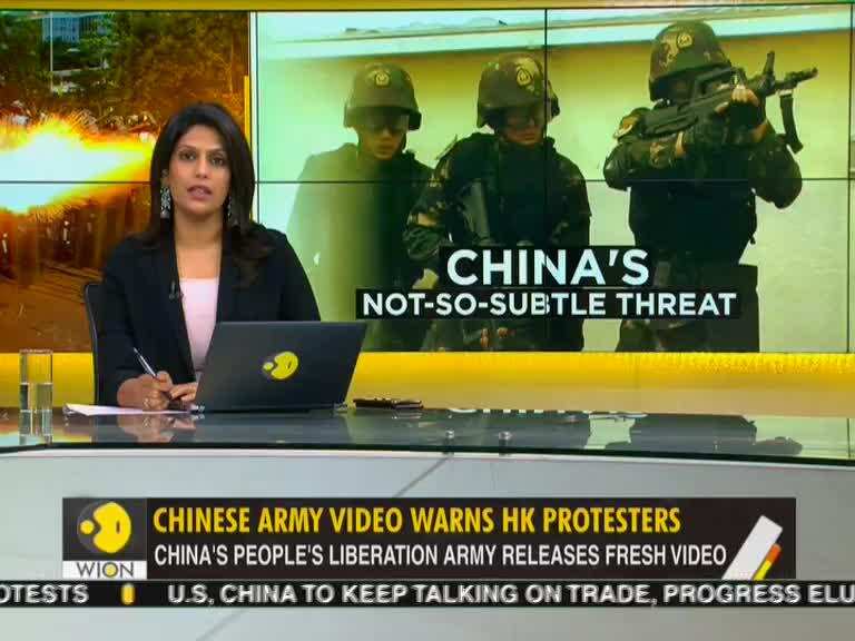 Gravitas: PLA's propaganda video: A warning for Hong Kong's protesters ...