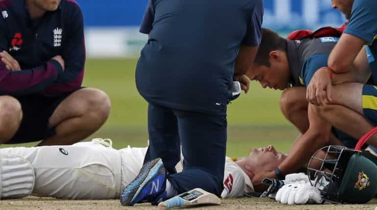 Ashes 2019: Australia's Steve Smith retires hurt after being hit by ...