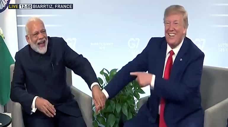 PM Modi meets Trump on the sideline of G-7 Summit - World News
