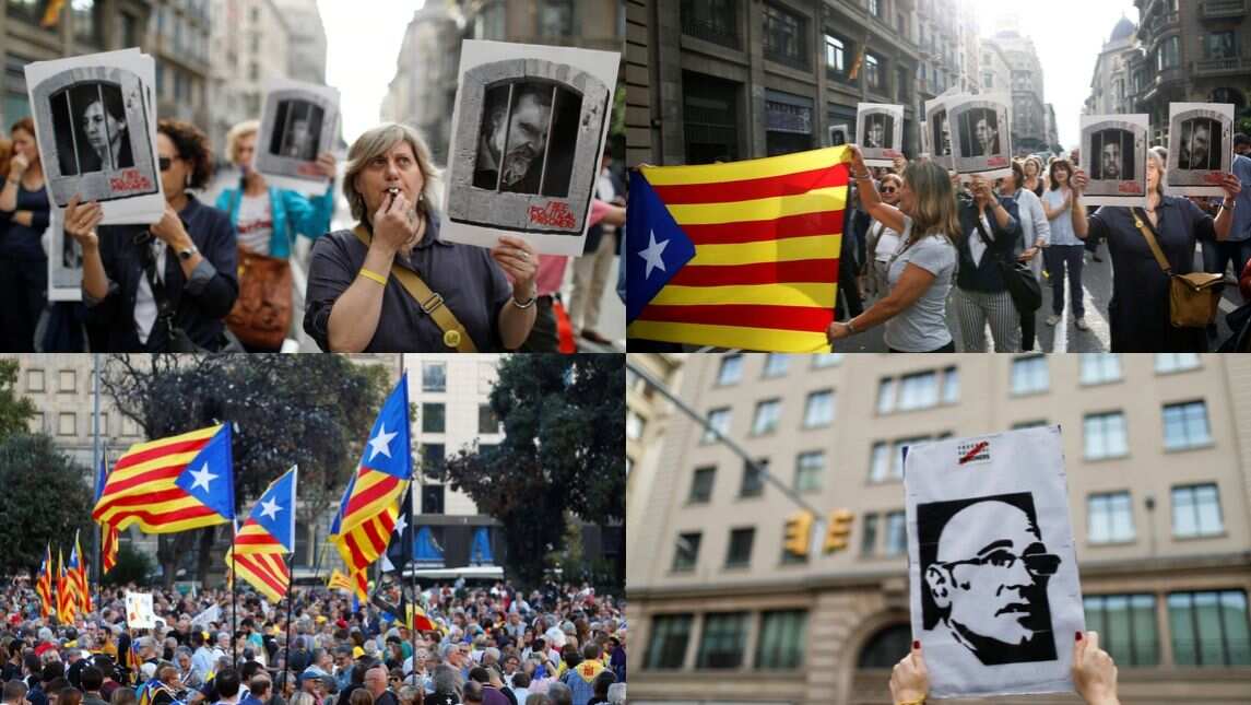 Sedition in Spain: Government jails leaders of Catalonia secessionist ...