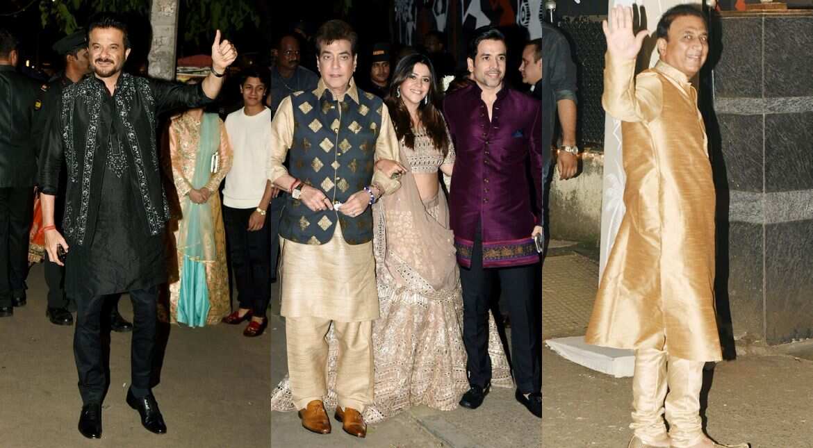 SRK, Virat, Katrina, Akshay & others celebrate Diwali with Bachchans ...