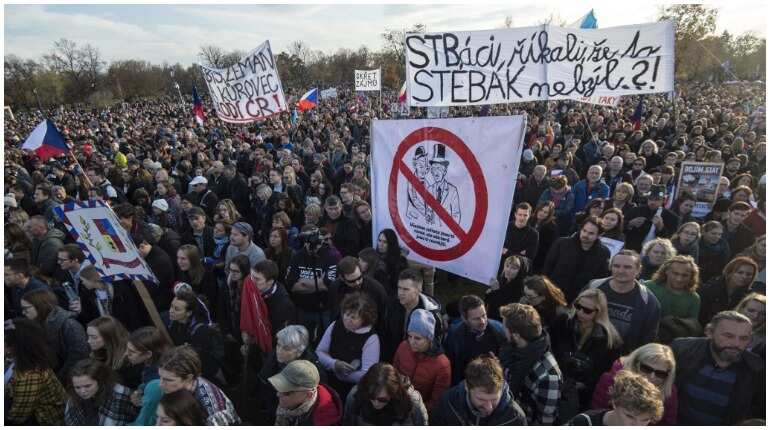 Huge Czech protest marking Velvet Revolution demands PM quit - World News