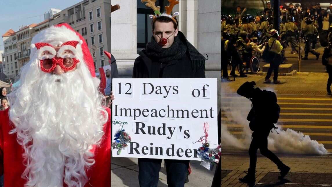 Not so merry! When Christmas festivities turn into 'protests' - World News