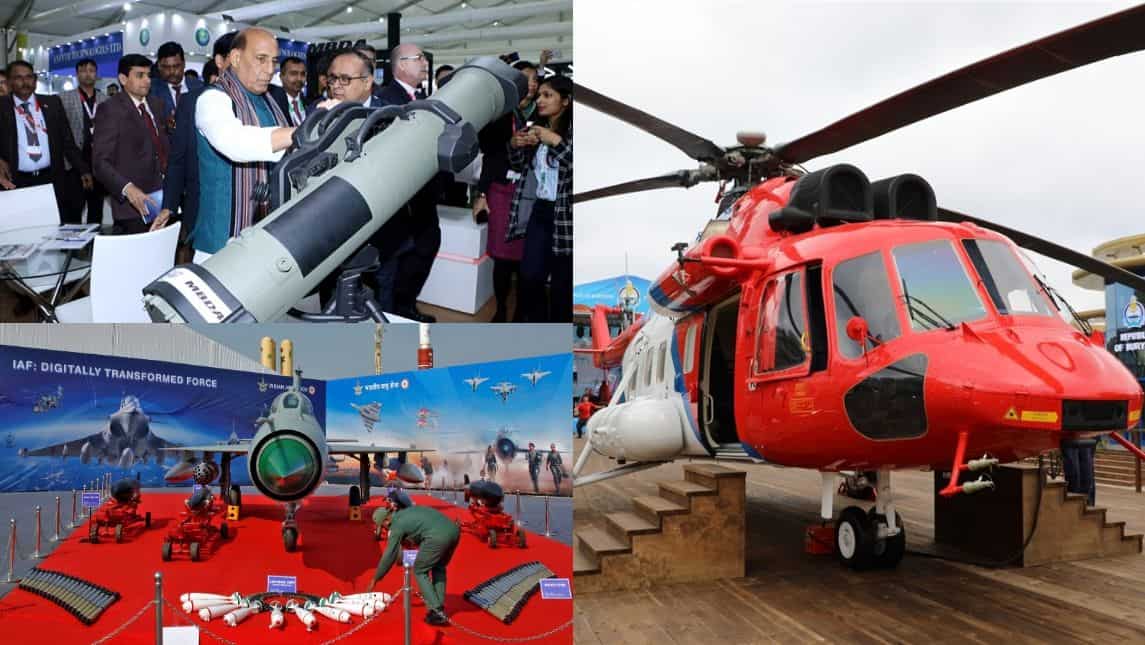 Defence equipment unveiled at Defence Expo 2020 - India News News