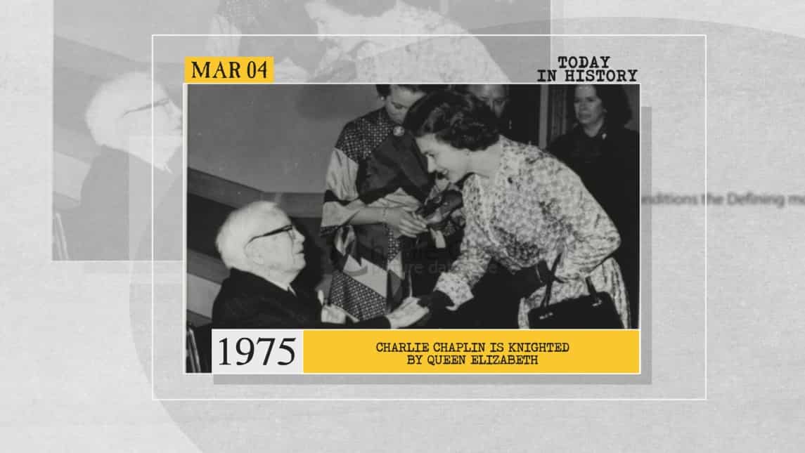 4 March in history: Charlie Chaplin knighted, rebellion at Castle Hill ...