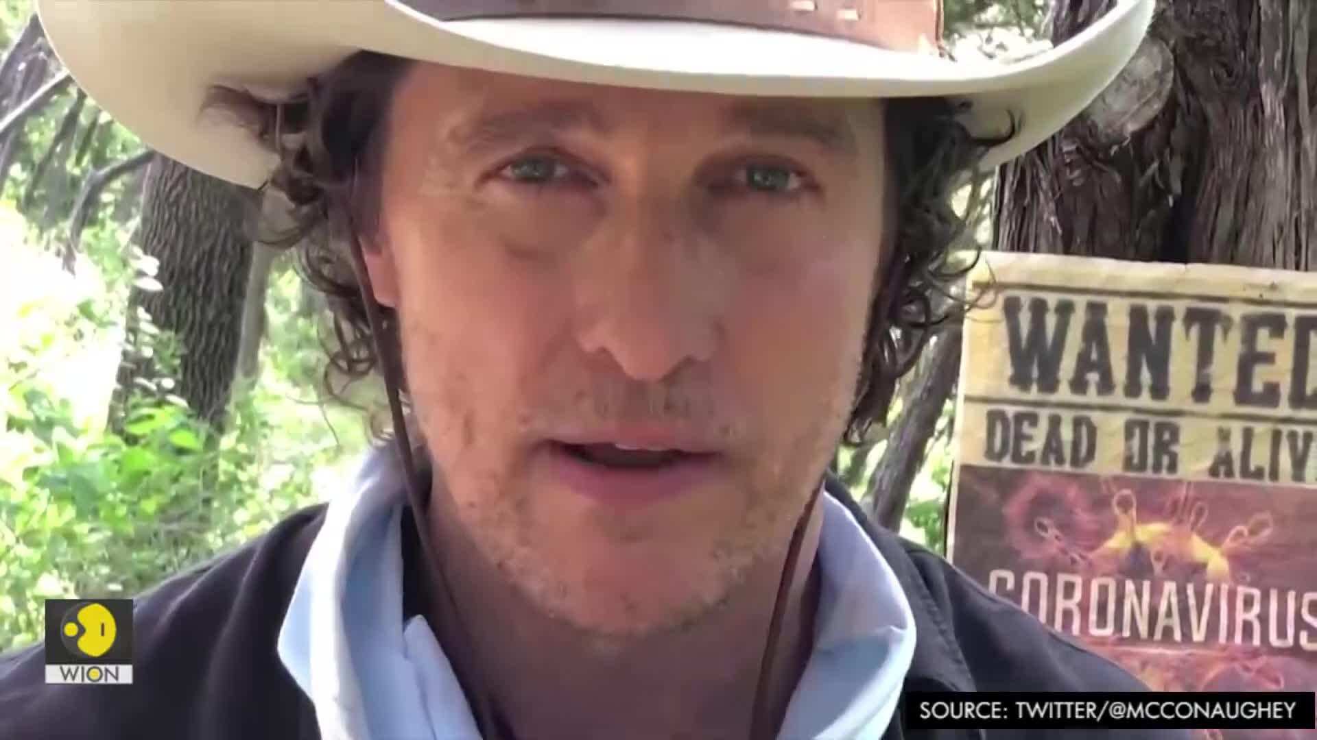 Matthew McConaughey shows fans how to make face masks - Edge News