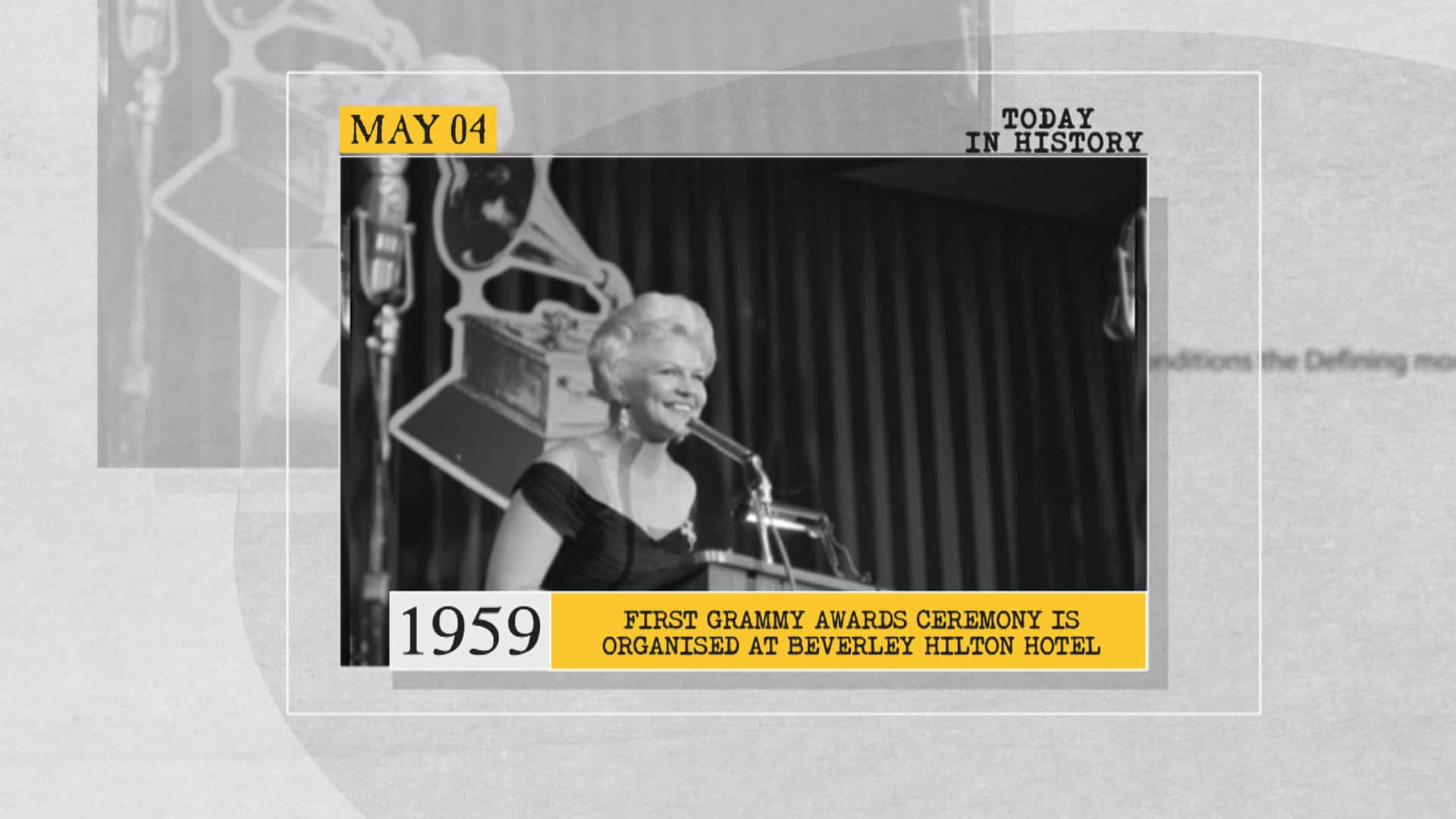 May 4 in history: First Grammy awards, EAS airline plane crash and more ...