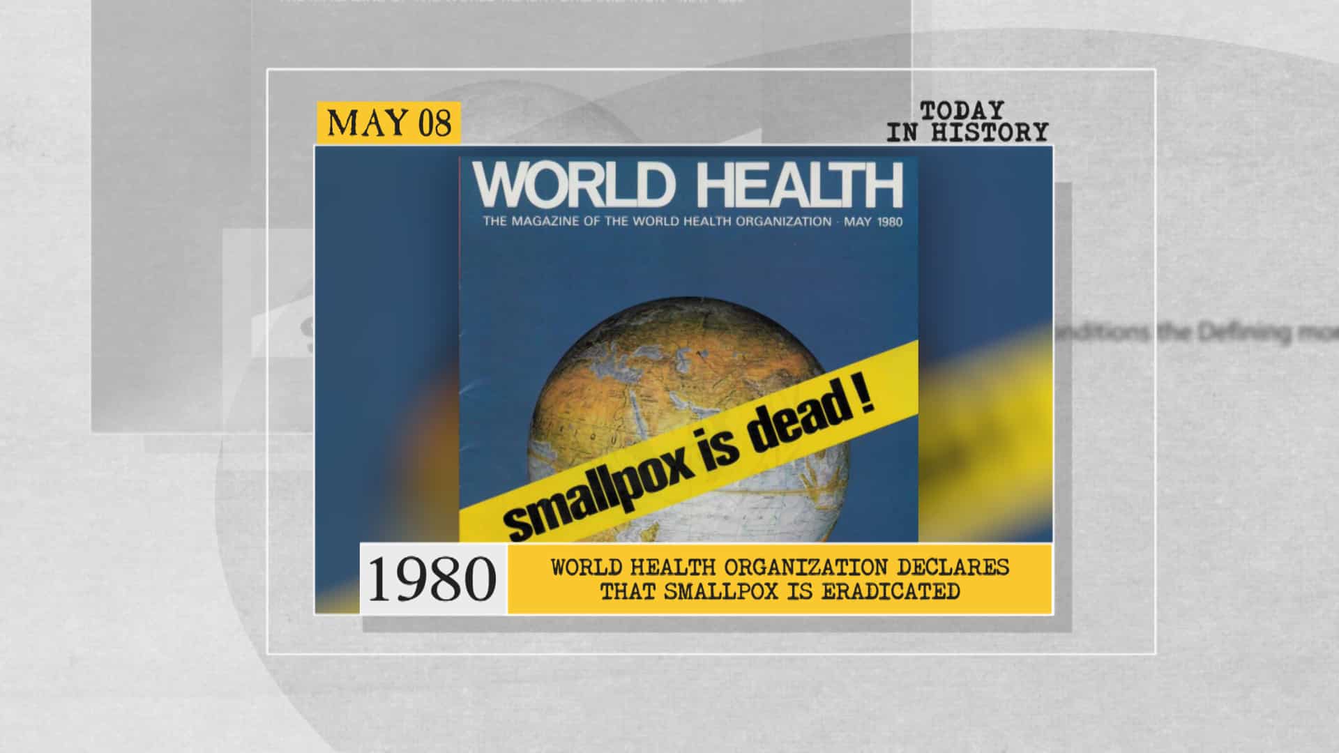 May 8 in history: China cedes Taiwan, smallpox eradicated and more ...