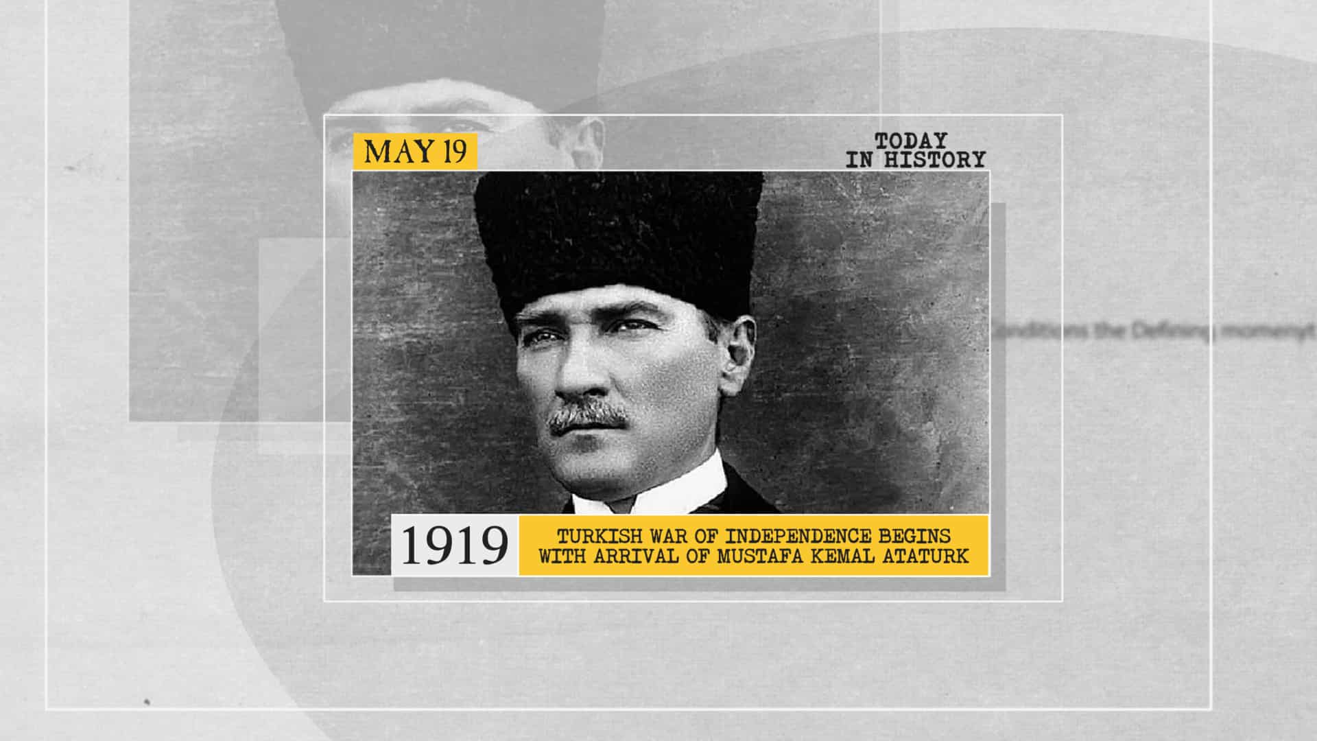 May 19 in history: Turkish War of Independence begins, invention of ...