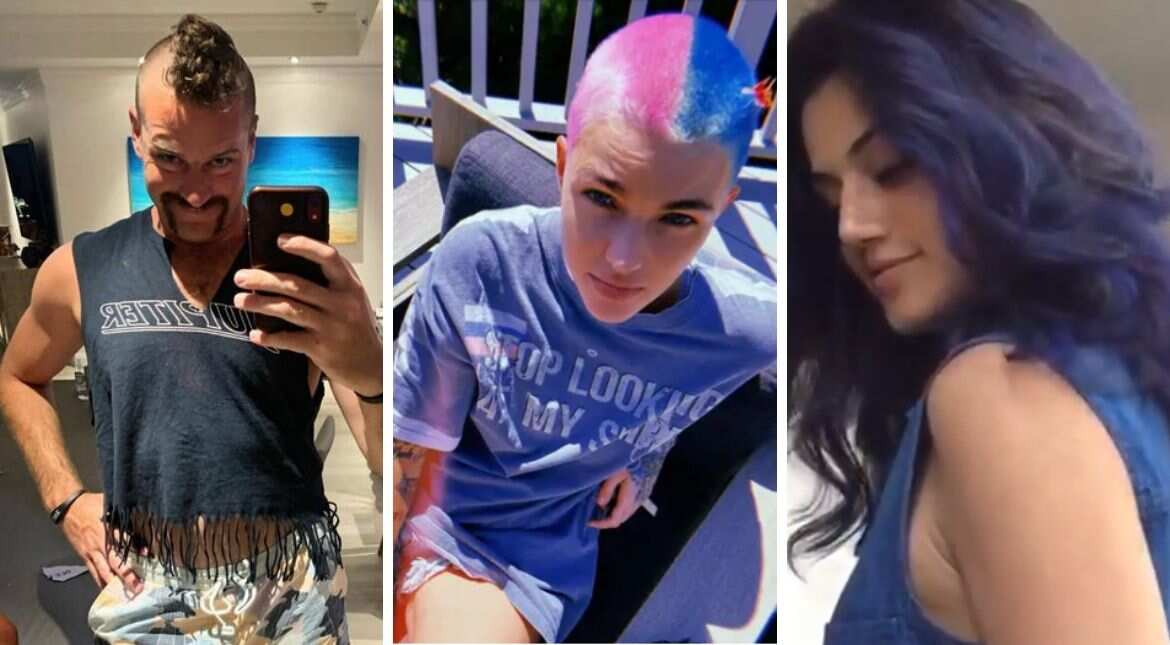 From Miley Cyrus to Ruby Ross: Stars debut new hair-style in quarantine ...