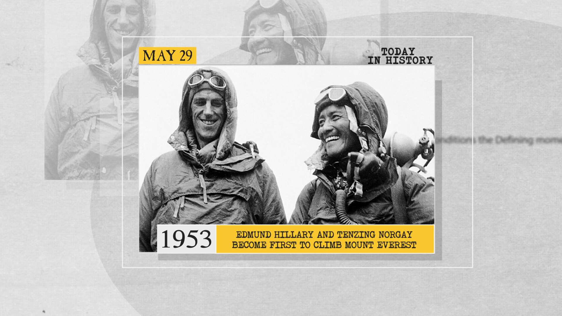 May 29 in history: a deadly heatwave, first ones climb Mount Everest ...