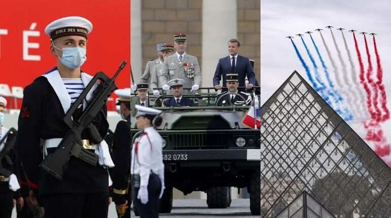 Parade, flyovers, masks: France's scaled-down celebrations on Bastille ...