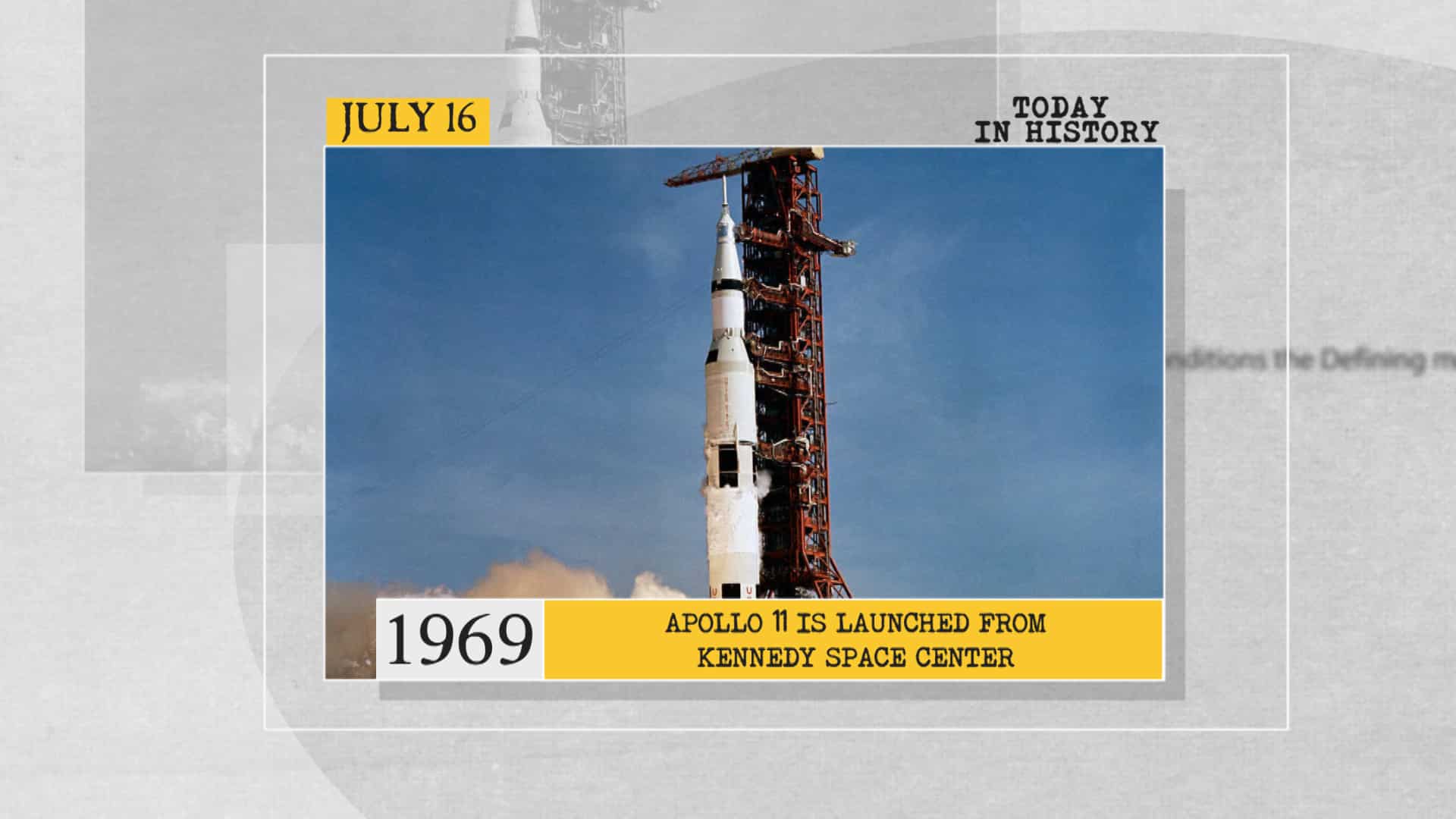 July 16 in history: Invasion of Britain, Apollo 11's launch and more ...