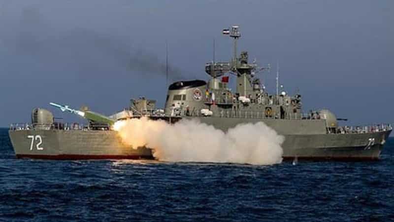Irans Target Practice Amid Tensions Iran Moves Mock Us Carrier At Sea