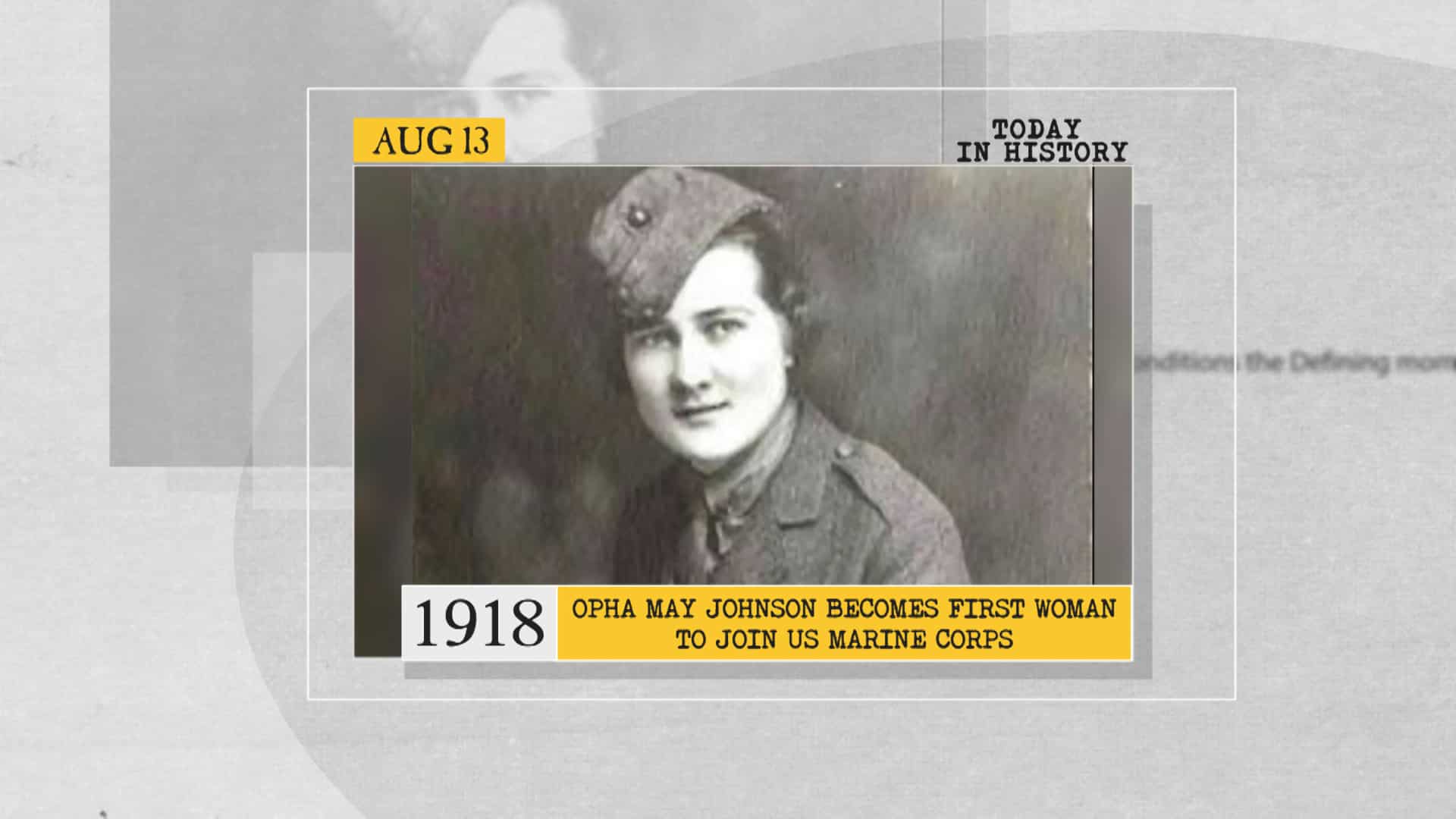 August 13 in history: First woman to join US Marine Corps, Michael ...
